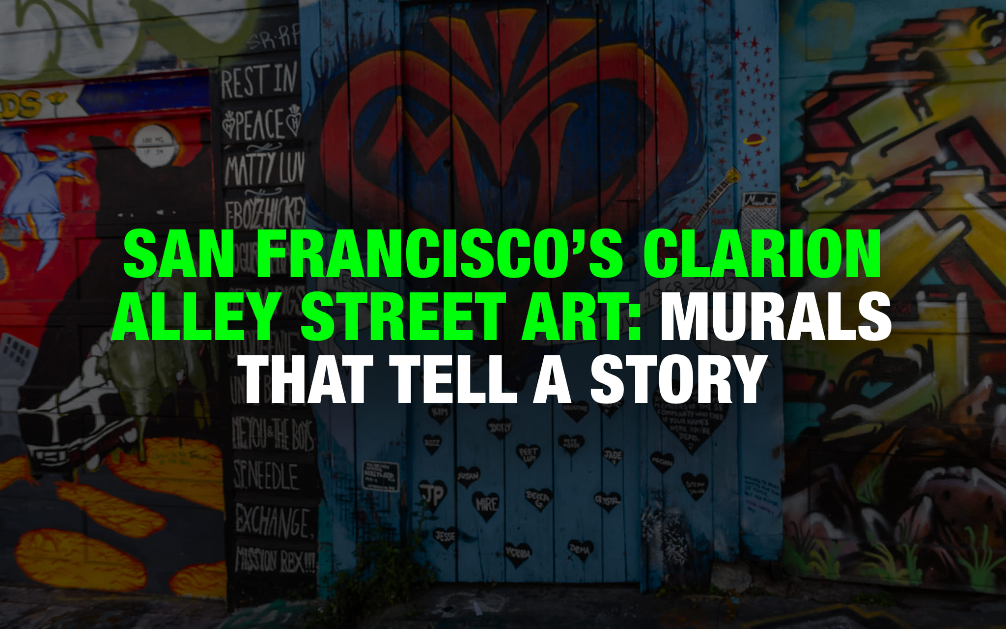 #️⃣ San Francisco’s Clarion Alley Street Art: Murals That Tell a Story ...